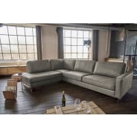 Ecksofa mit Longchair, anthrazit VILNIUS | Maisons du Monde