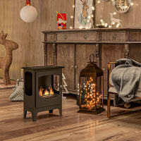 Chimenea de bioetanol de doble cara divina fire, 120x50 cm | Maisons du ...