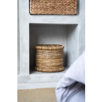 Cesto in giacinto d’acqua e foglia di banana marrone 54x54x35 cm Chungu ...