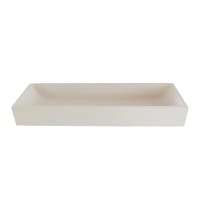 Vasque tambour en béton beige Melia | Maisons du Monde