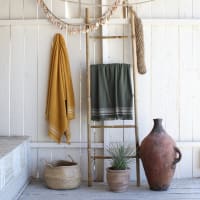 Telo mare in spugna "Bastia" Blu navy 140x180cm | Maisons du Monde
