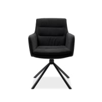 Banco con patas de metal y asiento en Terciopelo Negro Polson | Maisons ...