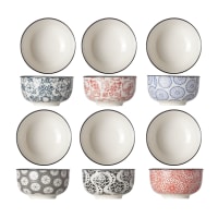 Bols et coupelles grès multicolore 12x12 | Maisons du Monde
