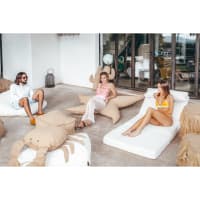 Sgabello granchio galleggiante effetto rafia per esterni X | Maisons du ...