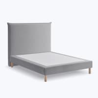 Cama arcón 160x200 en tejido chenilla beige, base incluida Marcy ...