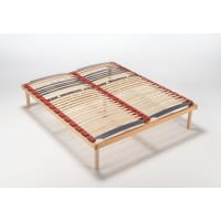 Rete Matrimoniale 180x195 H 35cm in Legno Naturale Ortopedica ORANGE ...