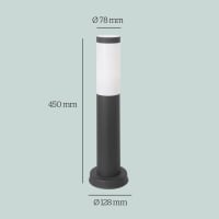 Foco Proyector Exterior (20uds) GU10 Pincho Césped Jardín Negro Tidian ...