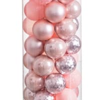 lot de 58 boules de noël rose et doré | Maisons du Monde