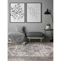 Tappeto Arredo in Viscosa Blu 160x230cm Celestine | Maisons du Monde