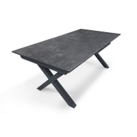Table pliante en acier blanc avec plateau en plastique | Maisons du Monde