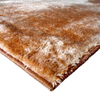 Tapis uni tout doux marron foncé 160x220 Tendrement | Maisons du Monde