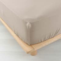 Drap housse gaze de coton bleu petrole 140x190 cm Pur | Maisons du Monde