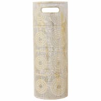Paragüero de metal dorado con decoraciones geométricas Ø cm 22,5×47,5 ...