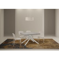 Table extensible effet bois noyer 90x120/180 cm Ganty | Maisons du Monde
