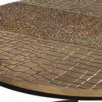 Set di 2 tavolini impilabili di metalo | Maisons du Monde