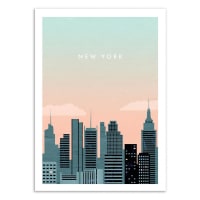 Affiche 30x40 cm - Visit New York - Henry Rivers Henry rivers | Maisons ...
