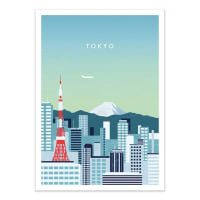 Affiche 30x40 cm - Visit Japan - Henry Rivers Henry rivers | Maisons du ...