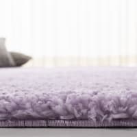 Tapis violet 122 x 183 cm August shag | Maisons du Monde