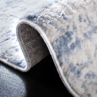 Alfombra marfil/beige 61 x 183 cm Berber shag | Maisons du Monde
