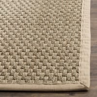 Tapis herbe de mer beige 122 x 183 cm Natural fiber | Maisons du Monde