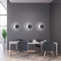 Applique en métal et aluminium Noir 106 cm Saretti | Maisons du Monde