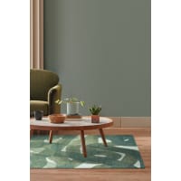 Tapis plat vintage design graphique tons de vert 120x170 Cuba | Maisons ...