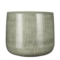 Blumentopf aus Metall, grau, 25.5x25.5x45cm Tonar large | Maisons du Monde