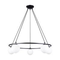 Lustre Acier Noir G9 3 Yoli Yoli | Maisons du Monde