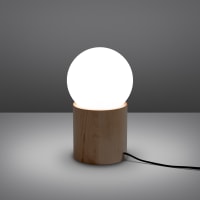 Lampe à poser en rotin naturel 20x20x36 cm | Maisons du Monde