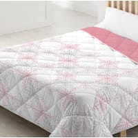 Edredón nórdico estampado reversible flow coral cama de 150cm/160cm ...