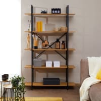 Skandinavisches Bücherregal, nussbaumfarben Legacy | Maisons du Monde