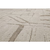 Tappeto da soggiorno beige crema efetto 3d morbido 160 x 220 cm LOTUS ...
