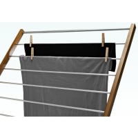 Secadora plegable de aluminio de dos niveles 44 x 141 x 13 cm | Maisons ...