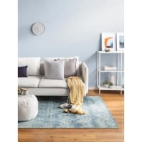 Alfombra de tejido plano azul 120x180 Frencie | Maisons du Monde