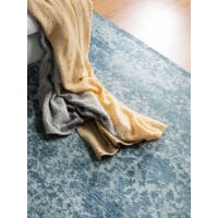 Alfombra de tejido plano azul 120x180 Frencie | Maisons du Monde