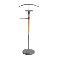 Galán de noche de madera de haya mogano 110x45x34 cm Lyon | Maisons du ...