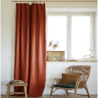 Rideau thermique aspect velours 140x260cm Rouge GALENA | Maisons du Monde