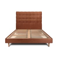 Letto contenitore Bouclé Beige 180 x 200 cm Lavaur | Maisons du Monde