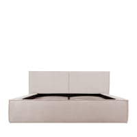 Cama arcón eléctrica pana azul noche con mando 140x190 cm Futura ...