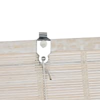 Store enrouleur intérieur en bambou blanc 120x2x230cm | Maisons du Monde