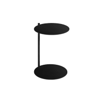 Table a cocktail en fer/verre noir Savilla | Maisons du Monde