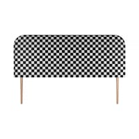 Kopfteil aus Samt, rot/rosa 160x97cm Eddie | Maisons du Monde
