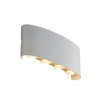 Applique gesso e metallo bianco h 24,5 cm Norys | Maisons du Monde