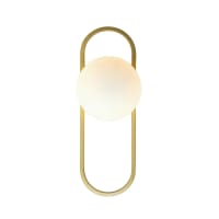 Applique laiton mat 1 globe Roxanne | Maisons du Monde