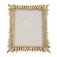 Cornice in resina dorata con foglie cm 21,8x1,8x27 Solis | Maisons du Monde