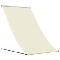 Tenda da sole avvolgibile tessuto e acciaio bianco 200x150 cm | Maisons ...