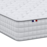 Matelas ressorts sommier couette oreillers bleu 2x80x200 | Maisons du Monde
