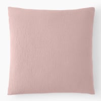 Taie d'oreiller 50x70 cm Gaze de Coton Lavé Rose Lotus Pur | Maisons du ...