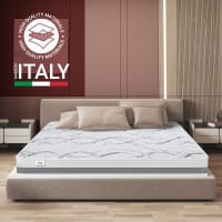 The white stone materasso matrimoniale 155x175 cm in memory antibatte ...
