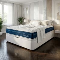 The white stone materasso a una piazza e mezza 120x190 cm a media rig ...